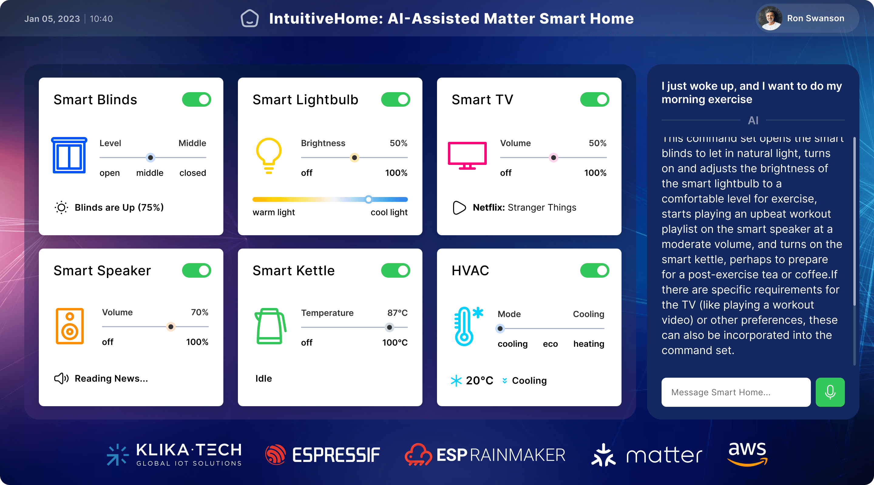 Esp Rainmaker And Matter Smart Home Solution Accelerator Klika Tech