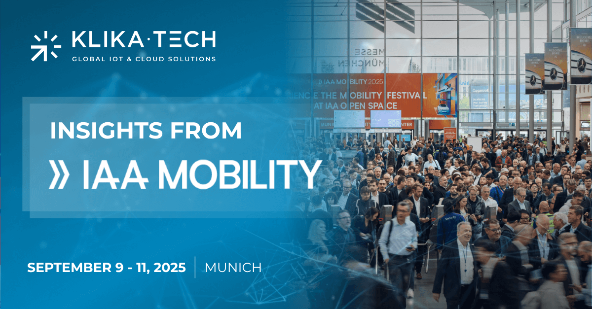Key Trends And Takeaways Iaa Mobility 2025 | Blog | Klika Tech