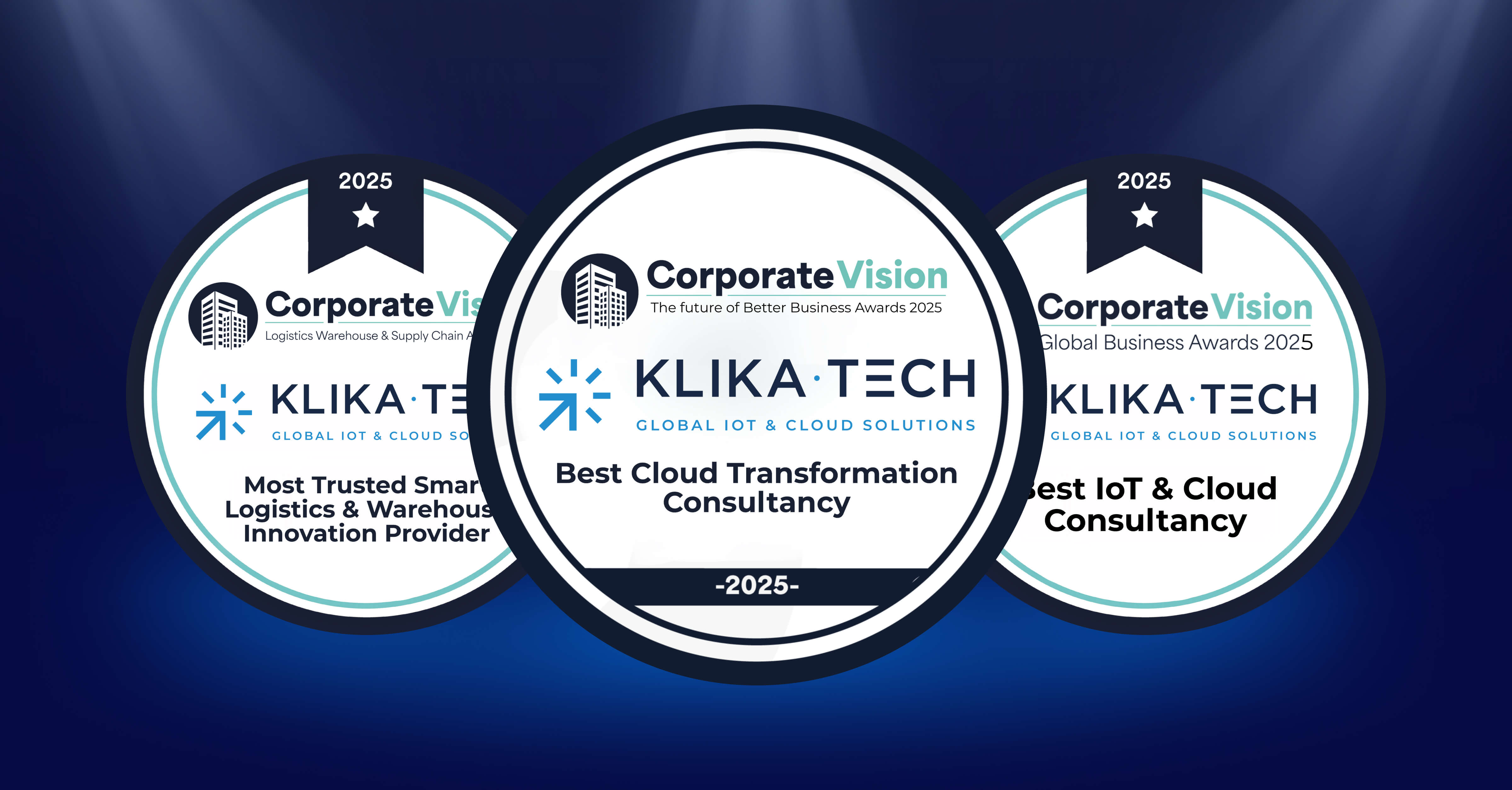 Klika Tech Recognized Three Global Awards Cloud Iot Smart Logistics ...